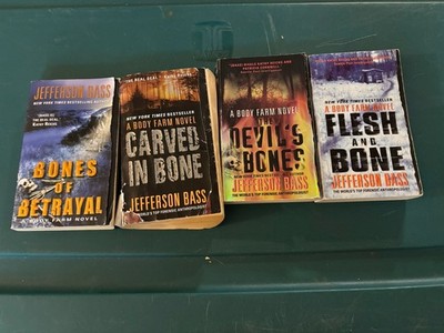 Lot of 4 Jefferson Bass Body Farm Novels Paperback Forensic Thriller ...