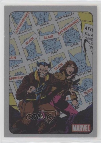 2010 70 Years of Marvel Comics Metallic Ink Wolverine Kitty Pryde 1981 ...