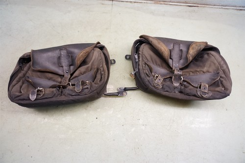 Harley FXRS Convertible saddlebags FXR bags canvas/leather FXRT FXRP ...