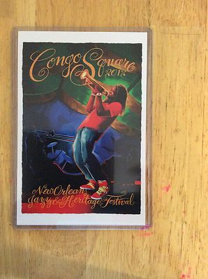 2012 New Orleans Congo Square Poster Postcard Shamarr Allen Carl ...