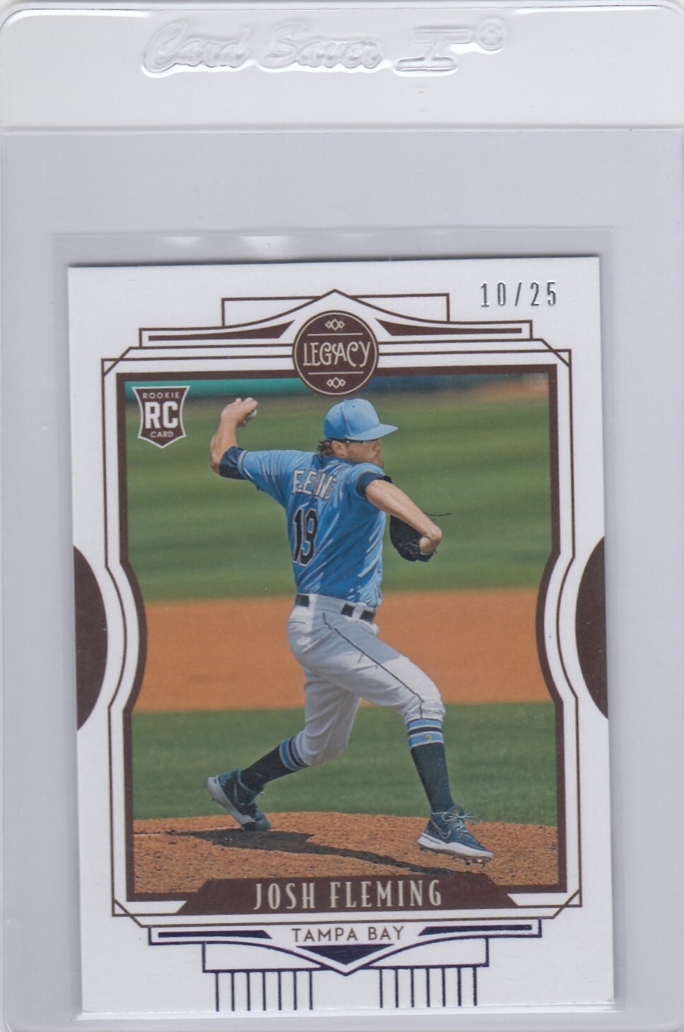 2021 PANINI CHRONICLES LEGACY JOSH FLEMING TAMPA RAYS PURPLE ROOKIE # ...