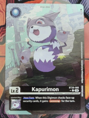 Kapurimon BT20-005 Promo Box Topper Update Pack 2025 Digimon Card | eBay