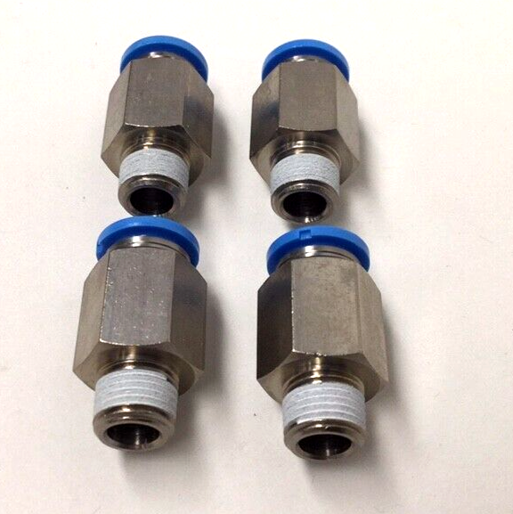 Festo QS-1/8-8 Tube To Pipe Connector 153004 1/8"NPT X 8mm Tube (Pack ...