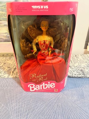 Vintage NEW Barbie Radiant In Red 1992 Toys R Us Special Edition #4113 ...