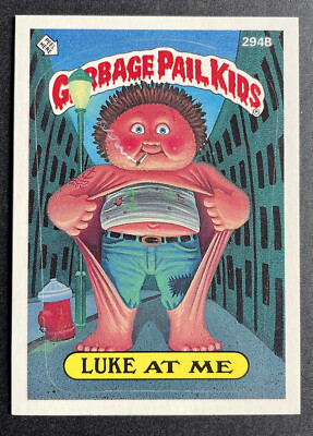 1987 Garbage Pail Kids OS8 LUKE AT ME 294b Original Series 8 Topps GPK ...