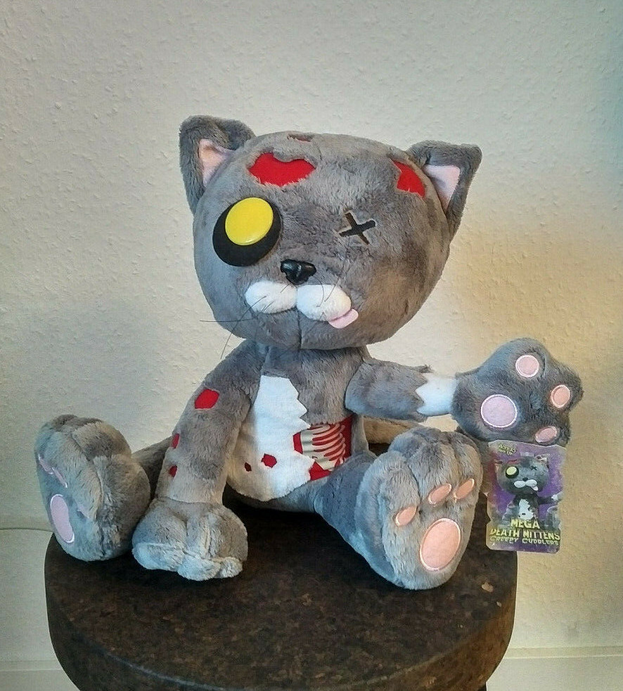 Mezco Zombie Creepy Cuddlers Mega Death Mittens Plüsch Plush Katze Cat ...