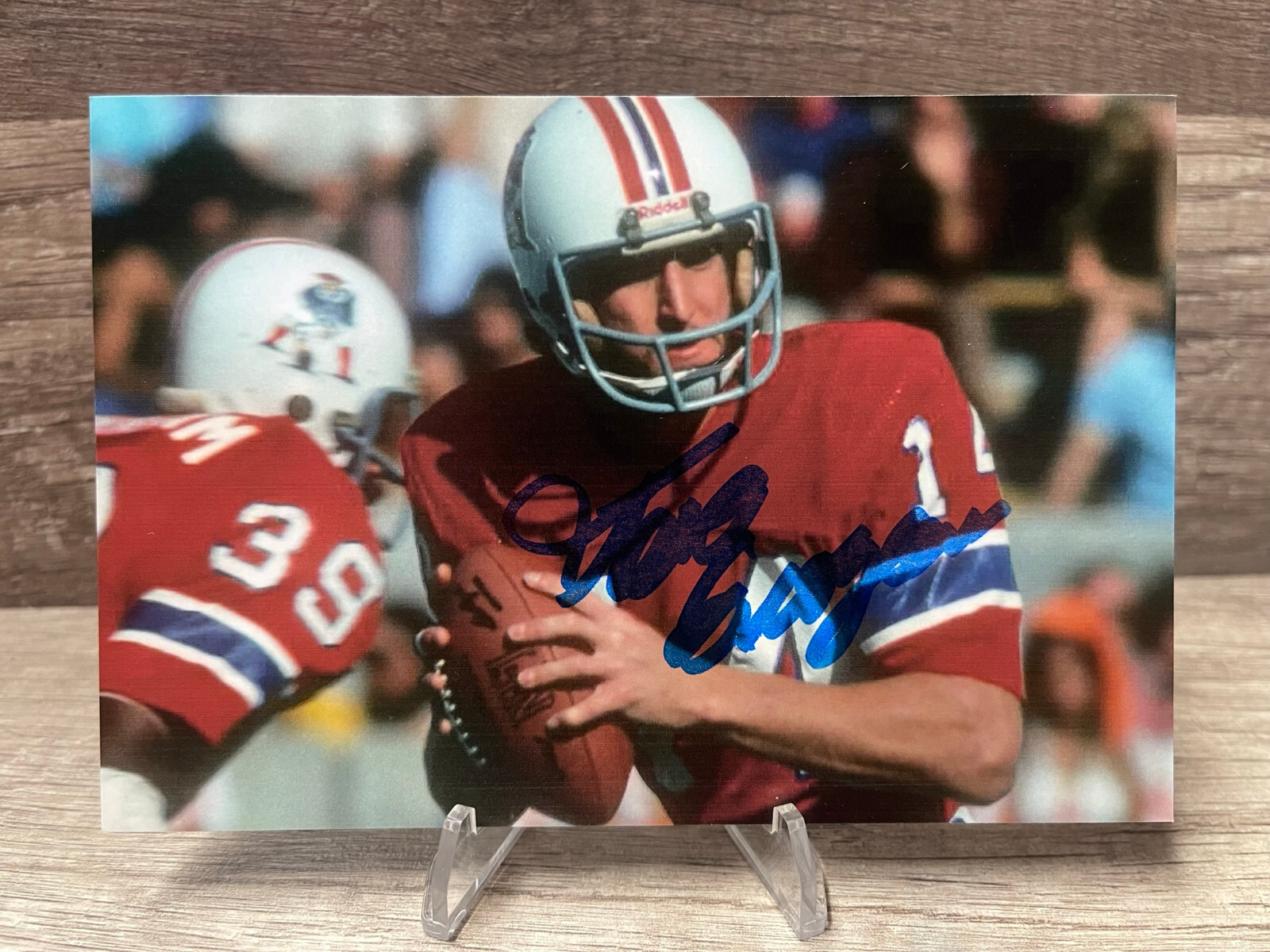 Steve Grogan New England Patriots Hand Signed 4x6 Photo TC46-2262 | eBay