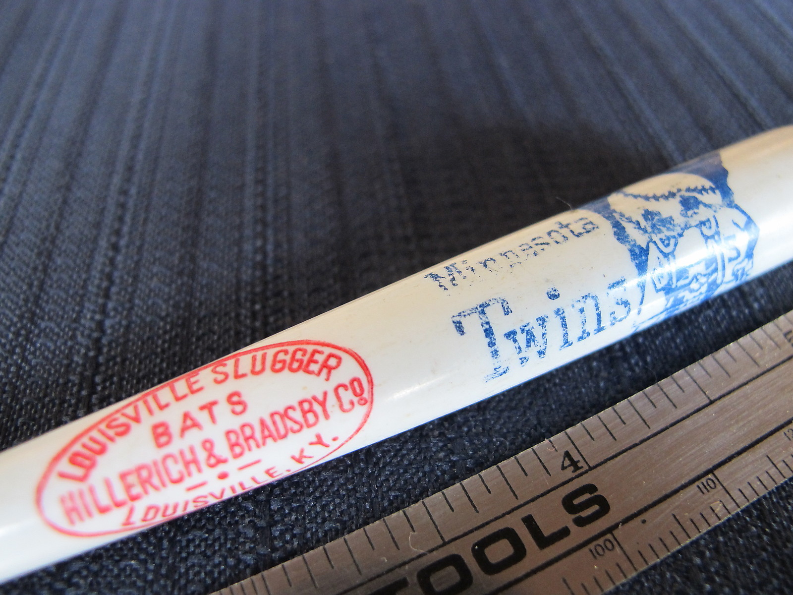 Old Vintage Minnesota Twins Mini Baseball Bat Pen Louisville Slugger ...