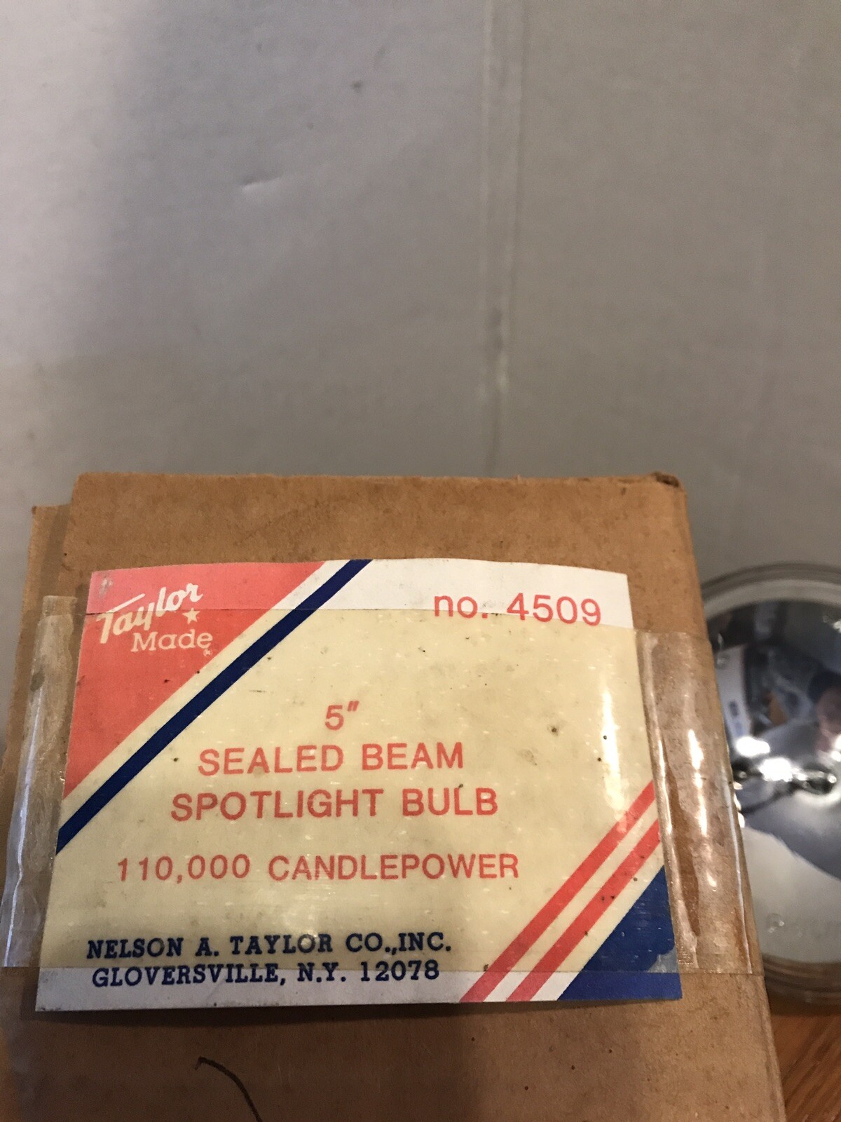 Phillips # 4509 Light Bulb Marine, Aviation Vintage bulb 5" 110,000 cp ...