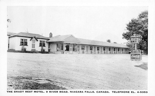 The Shady Rest Motel Canada COCA COLA SIGN Postcard | eBay