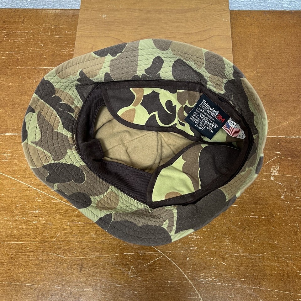 Vintage Original Jones Water Repellent Hat Cap Bucket Camo Made in USA ...