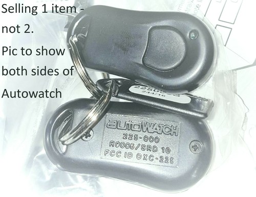 Autowatch Car Alarm Immobiliser 1 Button Peanut REMOTE ONLY! 225-000 ...