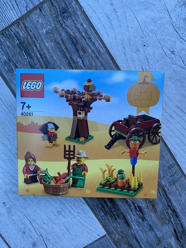 NEW & SEALED Box LEGO 40261 Thanksgiving Harvest Set Farm Retired FREE ...
