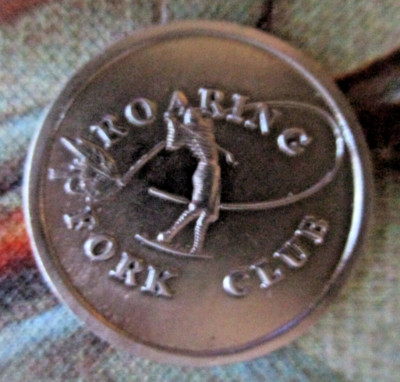 vtg - ROARING FORK CLUB - Course gc - Ball Marker - Flat - Metal ...