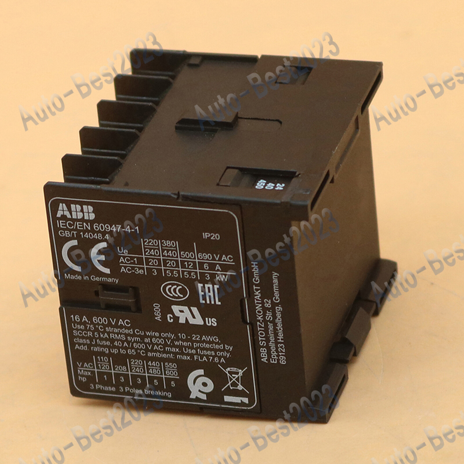 1PS new abb IEC/EN 60947-4-1 Normally Open Contactor FREE SHIP | eBay