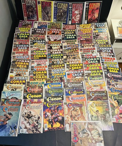 CONAN SAGA #1 - #97 COMPLETE Marvel Comics Magazines - From Conan The ...