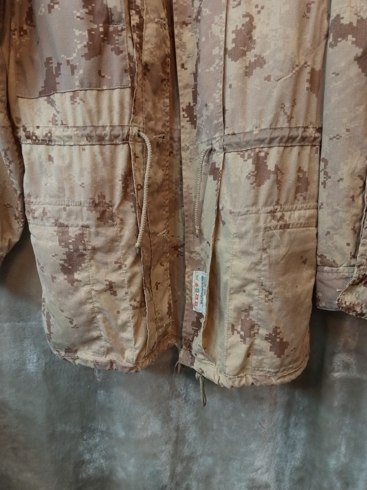 CANADIAN ARMY DESERT CAMO ARID CADPAT DIGITAL CAMO COMBAT JACKET SHIRT ...