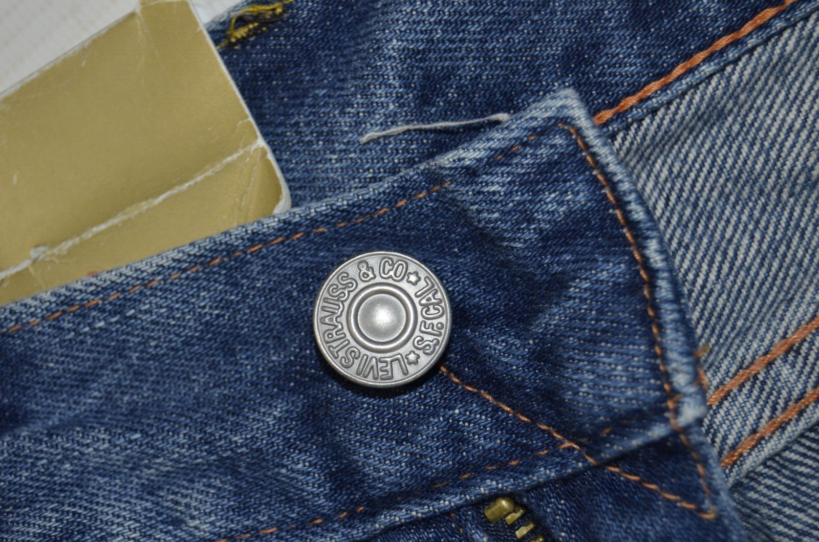 vintage LEVIS LVC 701 ribcage wide selvedge JEANS W27 L32 size 8 10 ...