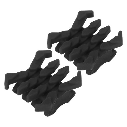 (Black)1 Pair Rubber Archery Bow Limbs Vibration Damper Dampener Crab ...