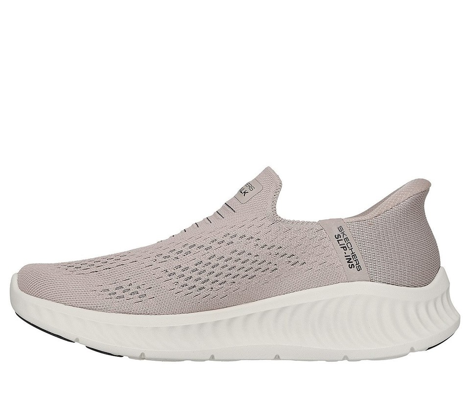 Skechers Shoes Slip ins Go Walk Men Taupe Sport Casual Comfort Hands ...