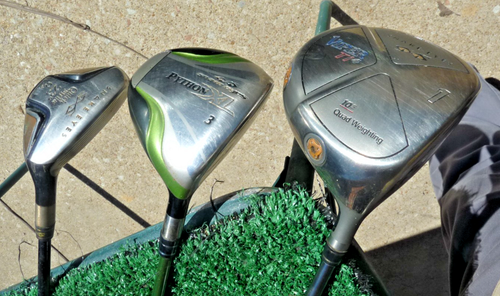 Snake Eyes Driver, 3W, Hybrid Men's RH Graphite Shaft Golf Club Set | eBay