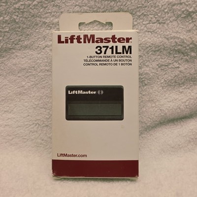 LiftMaster 371LM Garage Door Opener 1 Button Remote Black New | eBay
