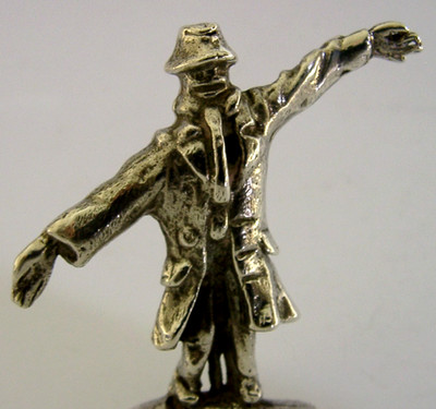 HEAVY 55g CAST STERLING SILVER SCARECROW FIGURE 1979 FARM MINIATURE ...