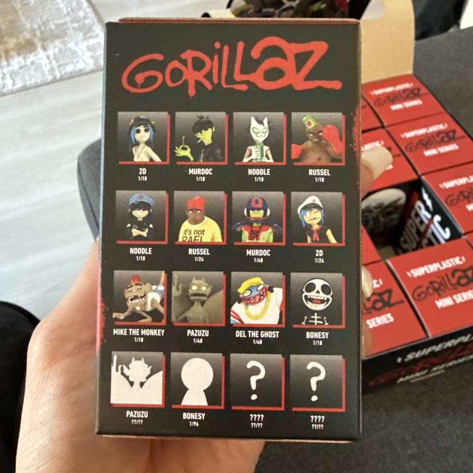 Superplastic Gorillaz Mini Series Mystery Boxes 20 Year Anniversary ...