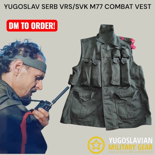 Yugoslavia/Serbia/Balkan War Army VRS SVK M77 Combat Vest | eBay