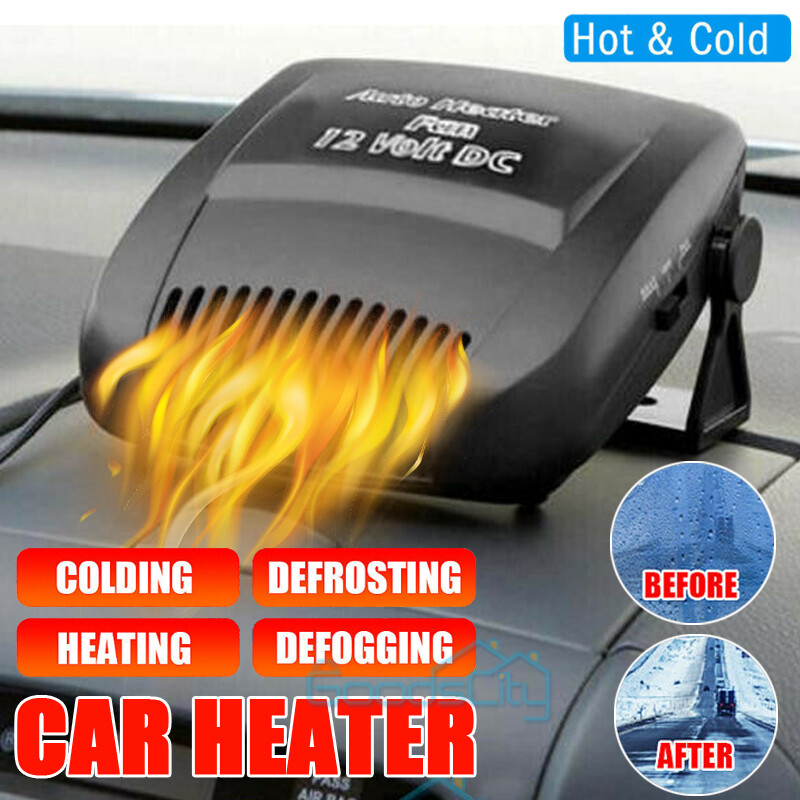 800W Electric Car Heater 3 Hole 12V DC Heating Fan Defogger Defroster ...