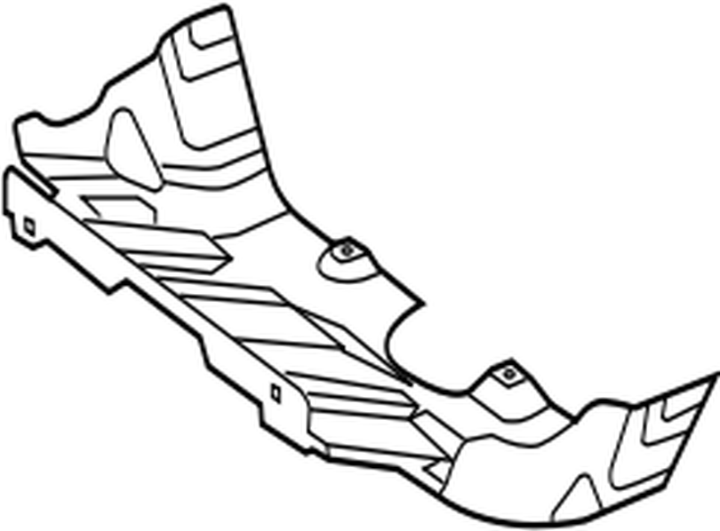 51405-04010 Toyota Cover sub-assy, engine under, no.1 5140504010, New ...