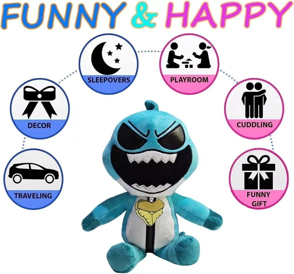 8pcs Nightmare Critters Plush Baba chops Monster Horror Game Stuffed ...