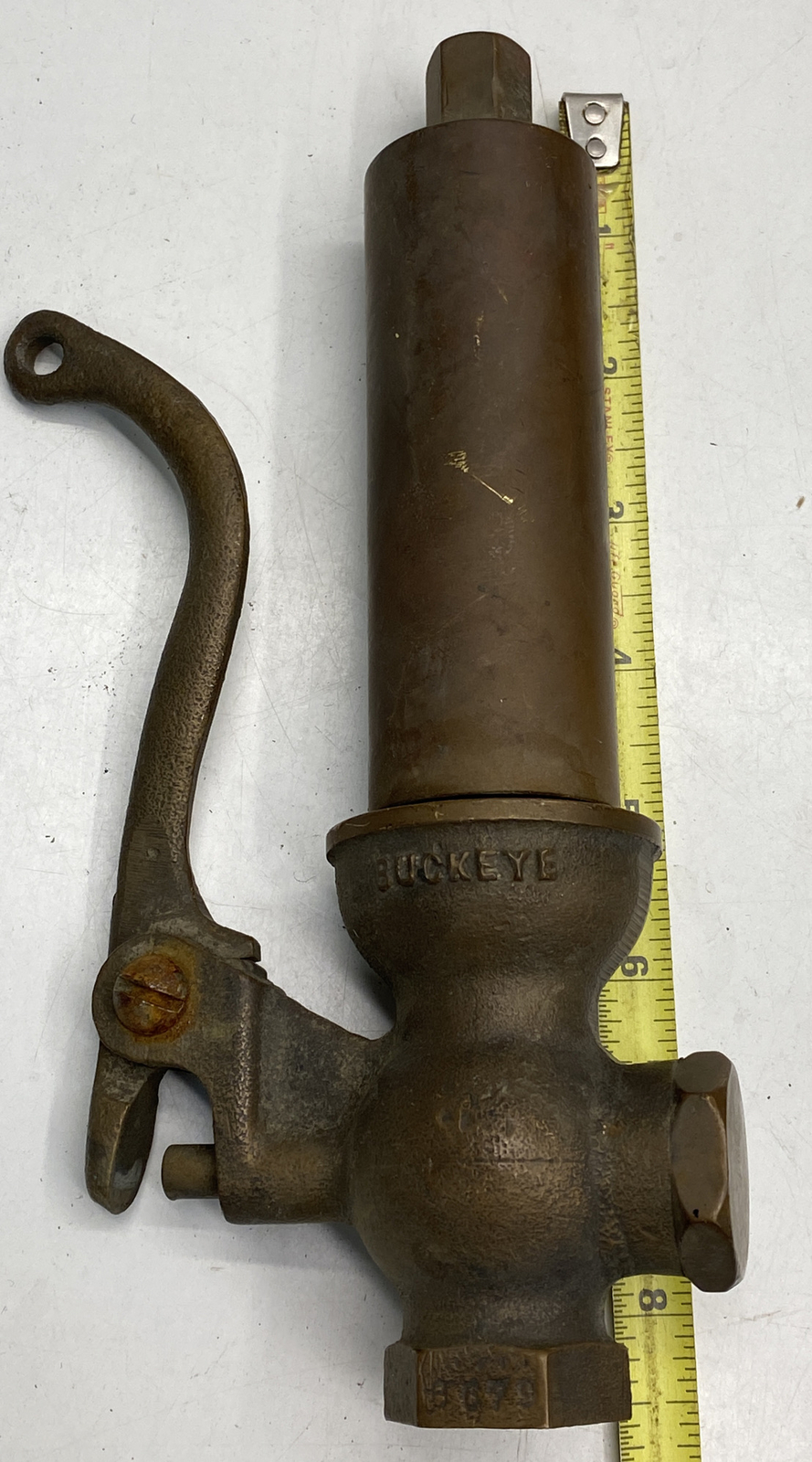 Antique BUCKEYE STEAM WHISTLE 1-1/2”Locomotive Maritime Industrial ...