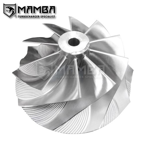 Turbo Billet Compressor Wheel Fits Custom Garrett GT35 (50.6/77.2/10+0 ...