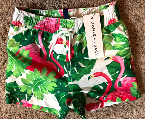 Janie and Jack Swim Trunks Flamingo Size 6 12 Months NEW $42 | eBay