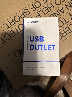 ELEGRP USB Outlets Receptacles 3-Port USB C Wall Outlet 30W 6.0A USB ...