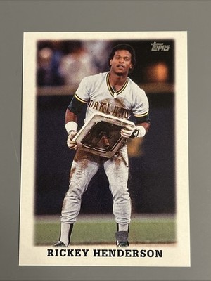 RICKEY HENDERSON - OVERSIZED BOX TOPPER - 2023 TOPPS SERIES 1 - 88LL-1 ...