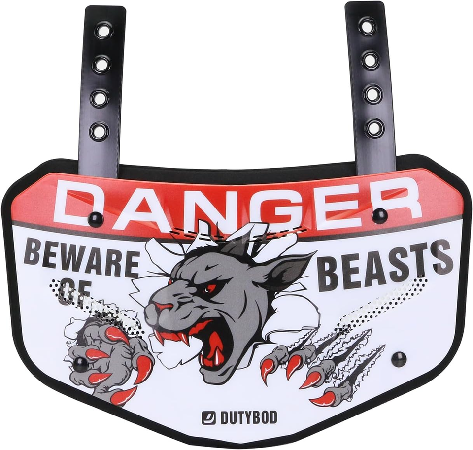 Football Back Plate-Rear Protector Lower Back Pads for Football Players ...