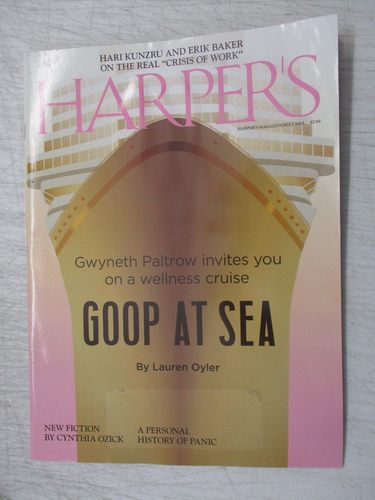 HARPER'S MAGAZINE MAY 2023 GWYNETH PALTROW GOOP AT SEA PERSONAL HISTORY ...