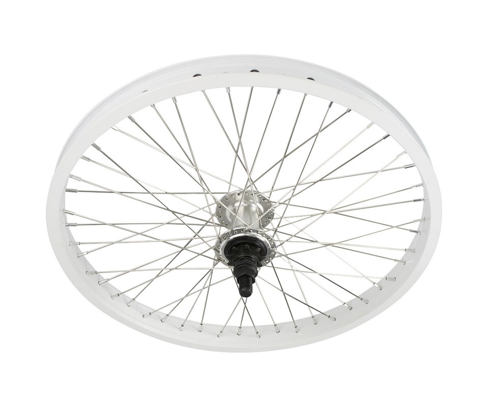 20"x2.125 BMX BIKE ALLOY Front OR 9T Cog Rear Wheel 48 Spoke Sealed ...