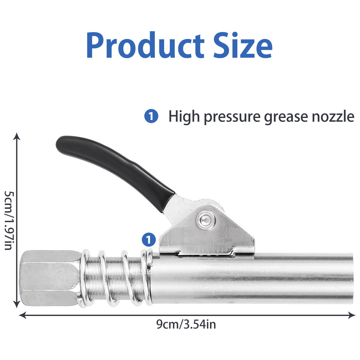 Grease Coupler Heavy Duty Grease Coupler NPTI/8 10000 PSI Small Size ...