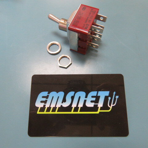 APEM 651SH/2 Qty of 1 per Lot Toggle Switch 3PST Panel Mount; ON - OFF ...