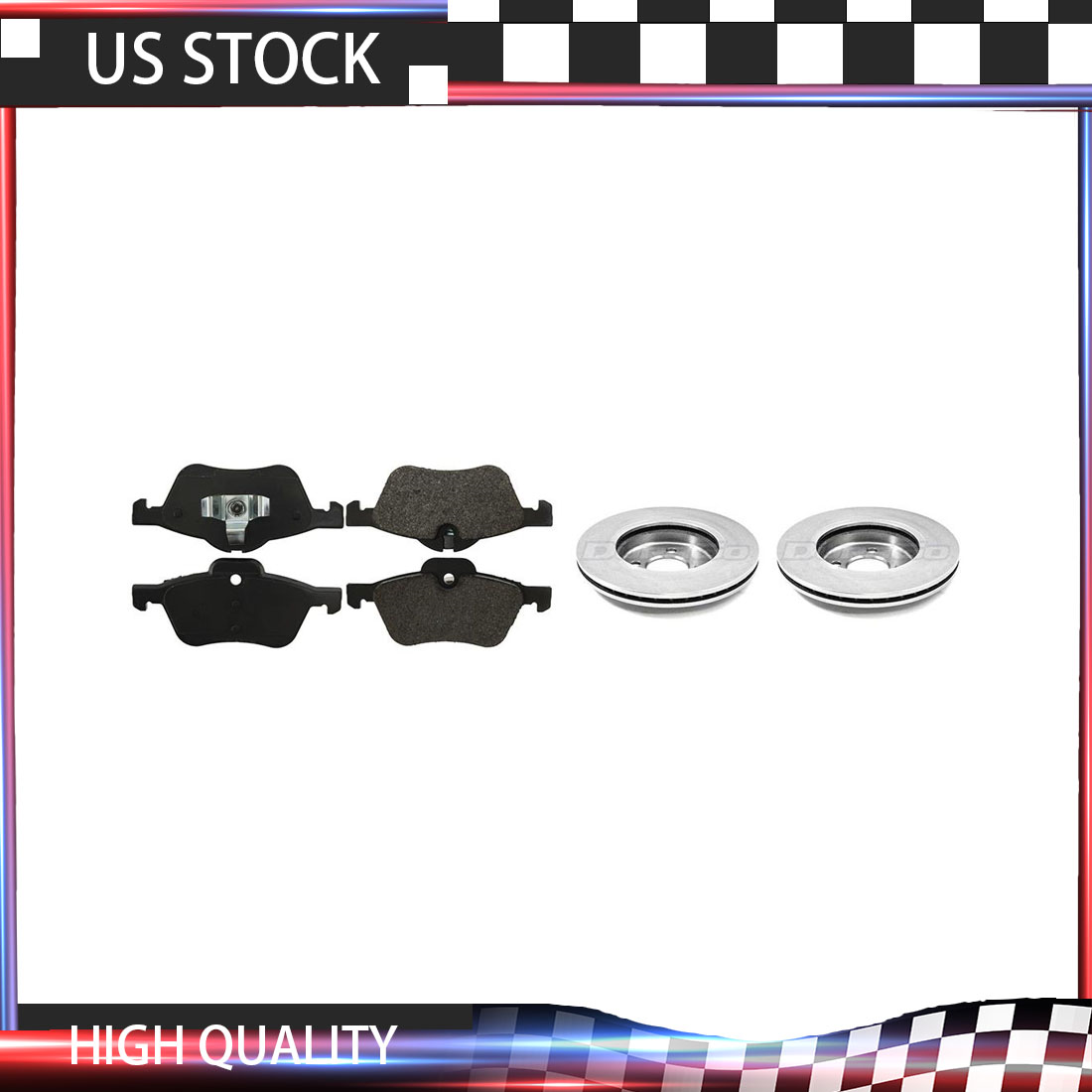 For 2002 Mini Cooper Front Brake Rotors And Ceramic Brake Pads | eBay