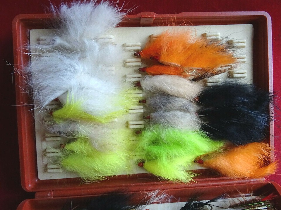 A GOOD FOX BOX FLY BOX WITH GOOD COLLECTION OF LURES/FLIES | eBay