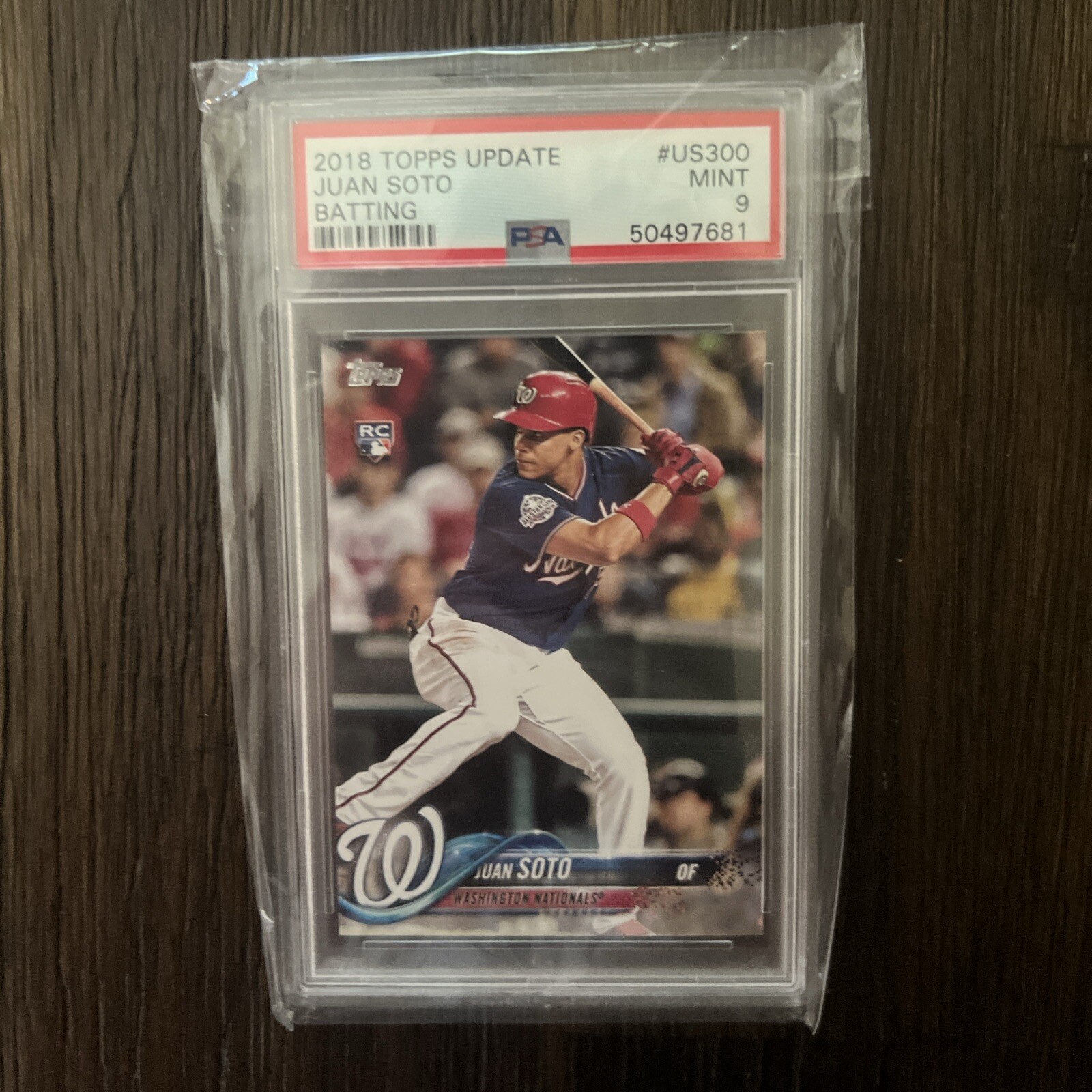 2018 Topps Update Series - Vertical, Blue Jersey #US300 Juan Soto, Juan ...