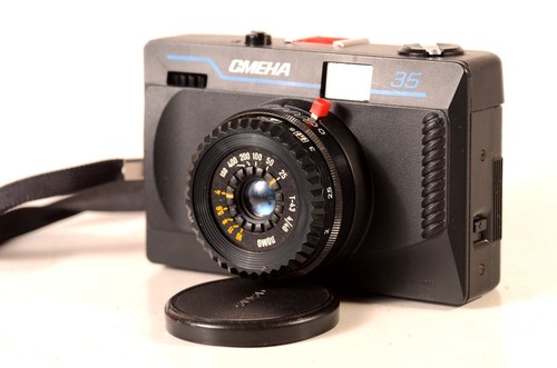 LOMO Smena 35 Vintage USSR 35mm Film Checked Camera Lomograph EXC Cond ...