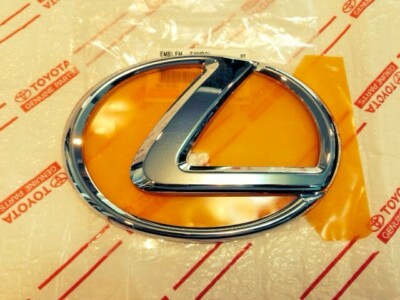 *NEW LEXUS LX570 ISF SC430 CHROME GRILLE EMBLEM OEM GENUINE PART | eBay