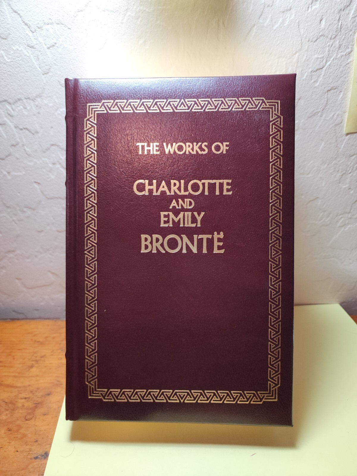 The Works of Charlotte & Emily Bronte Leather Bound Longmeadow Press ...