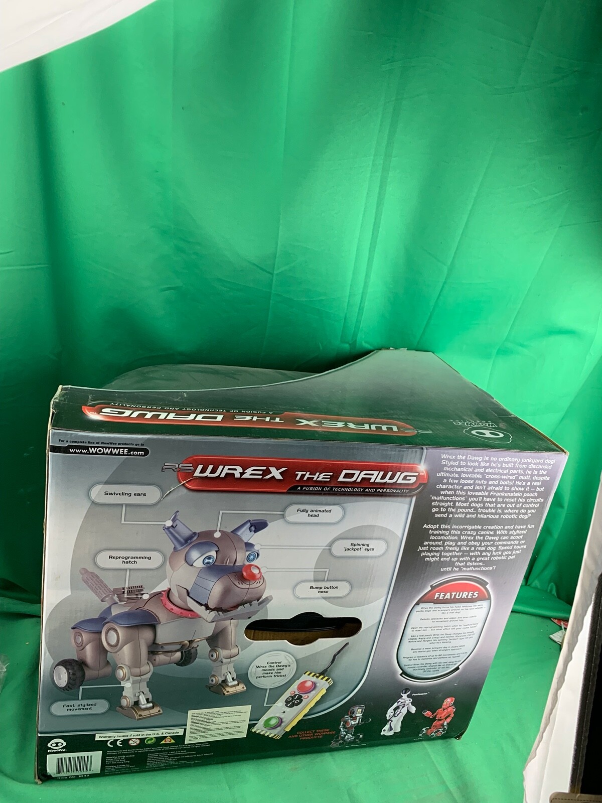 RARE WOWWEE WREX THE DAWG- LARGE FULL SIZE- REMOTE CONTROL ROBOT DOG | eBay