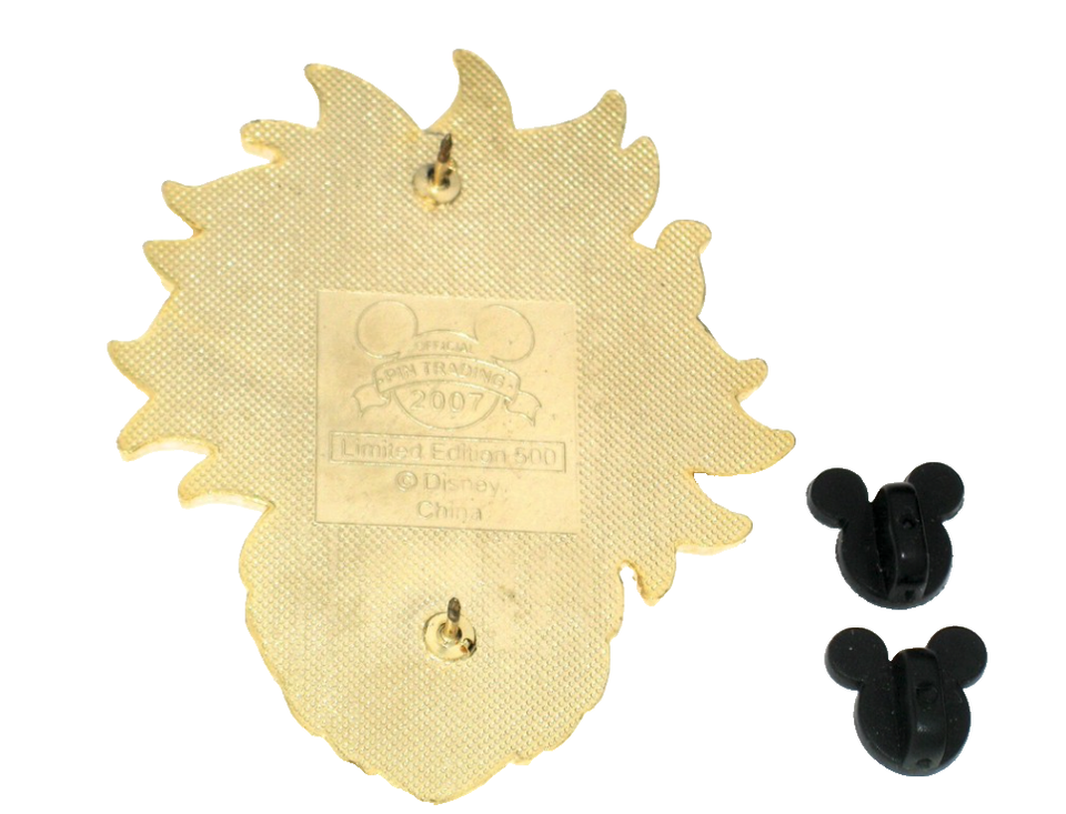 Cruella DeVil JUMBO LE 500 Disney Pin Villain Face Smiling Grin Wild ...